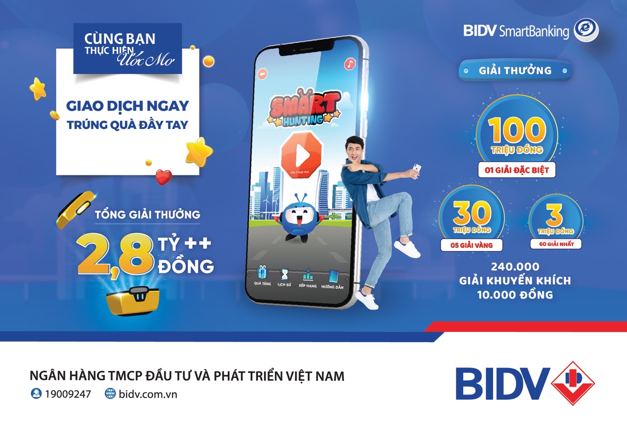 Giao dịch ngay – trúng quà đầy tay cùng BIDV SmartBanking - Báo An ...